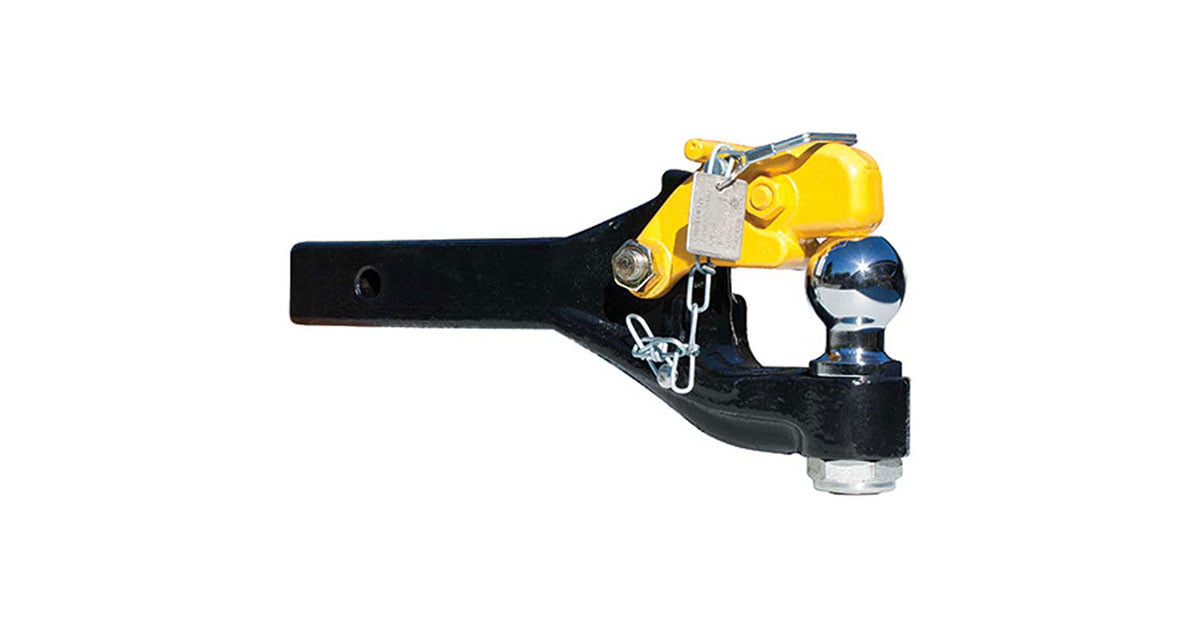 Combination 50mm - 6t Pintle Hook Receiver