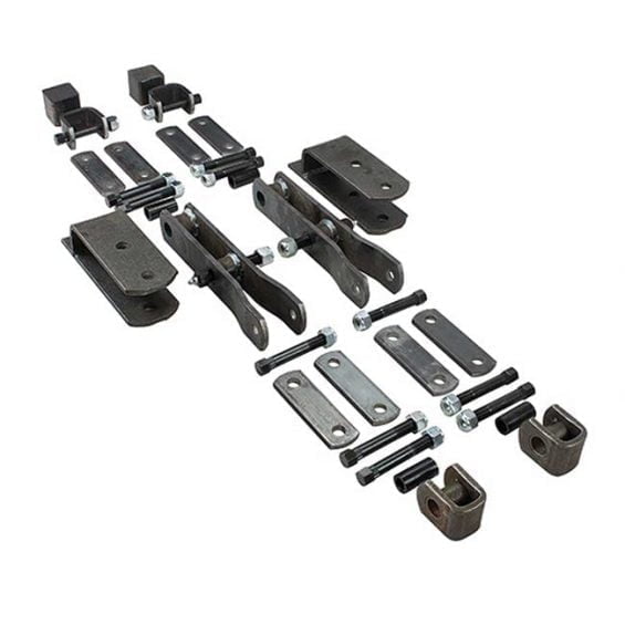 45mm Tandem Shackle Hanger Kit, Hangers, Bolts, Shackle Plates